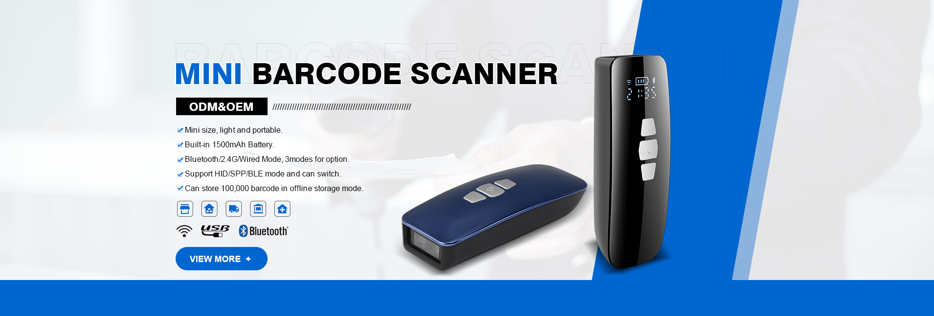 Quality 1D Barcode Scanner & 2D Barcode Scanner factory from China